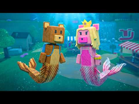 SÜPER AYI AİLESİ DENİZ KIZI OLDU! 🧜‍♀️| Super Bear Adventure
