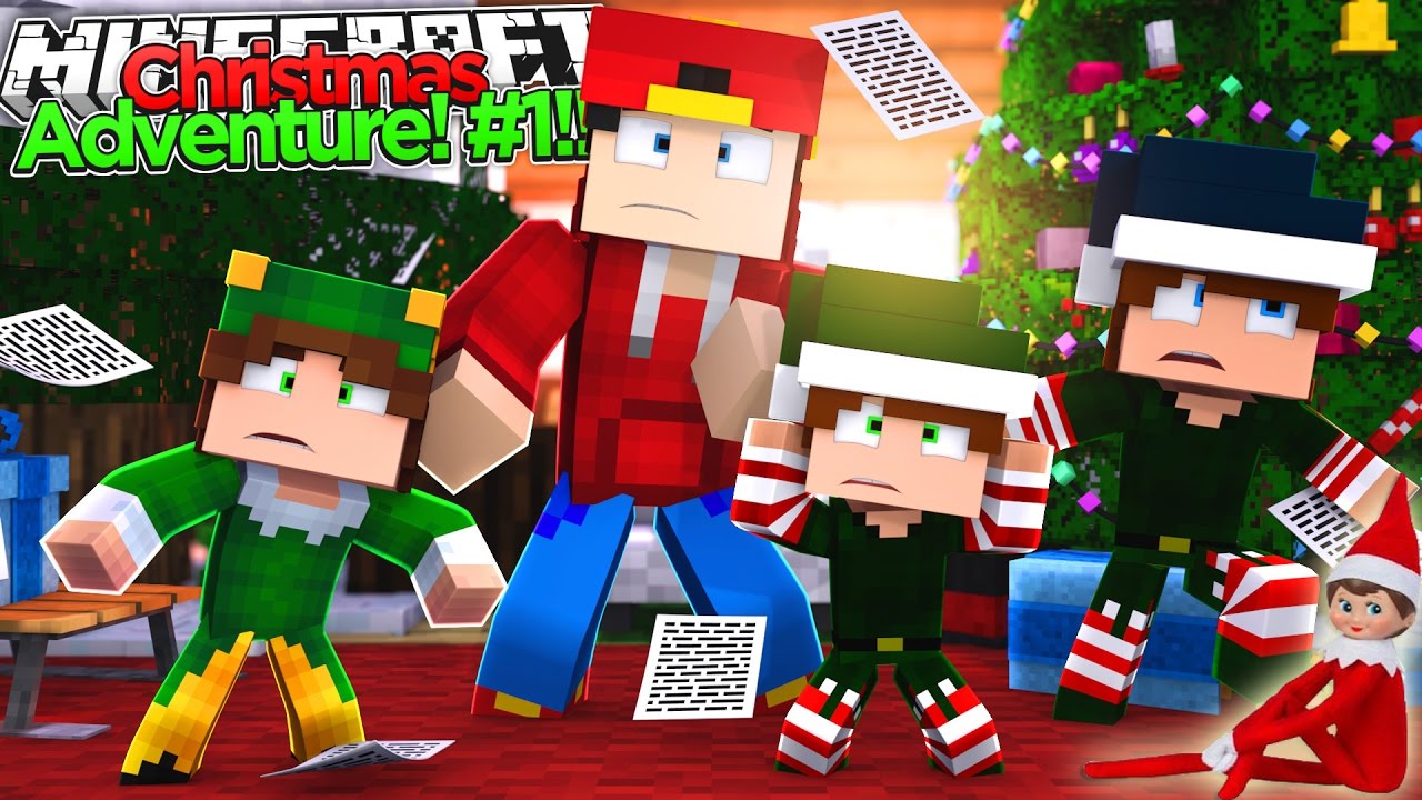 Minecraft CHRISTMAS #1 - LITTLE ROPO GO'S TO THE NORTH-POLE!! - YouTube