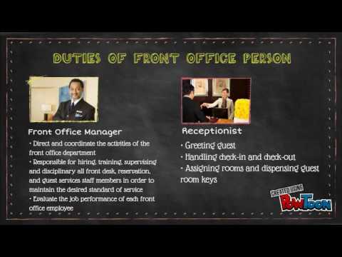 Introduction to Front Office Department - YouTube