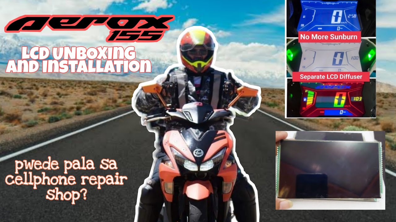 Aerox LCD Unboxing and Installation - YouTube