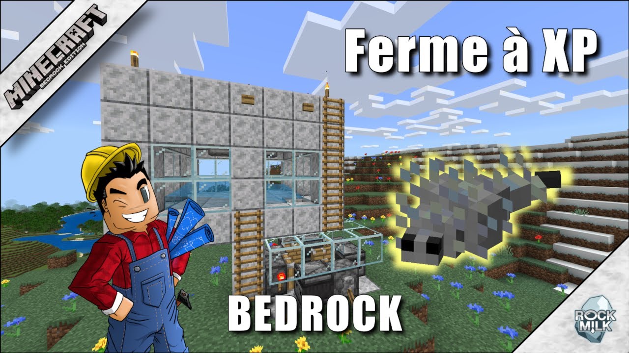 TUTO - Ferme à XP ultra-cheatée [Minecraft Bedrock 1.21] - YouTube