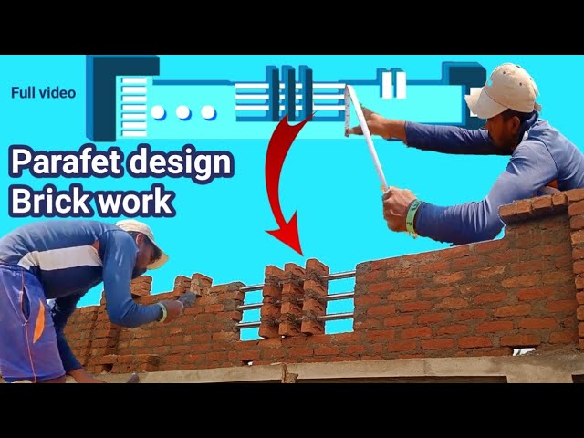 Brick Parapet Construction Amazing In Parapet Elevation Design Do