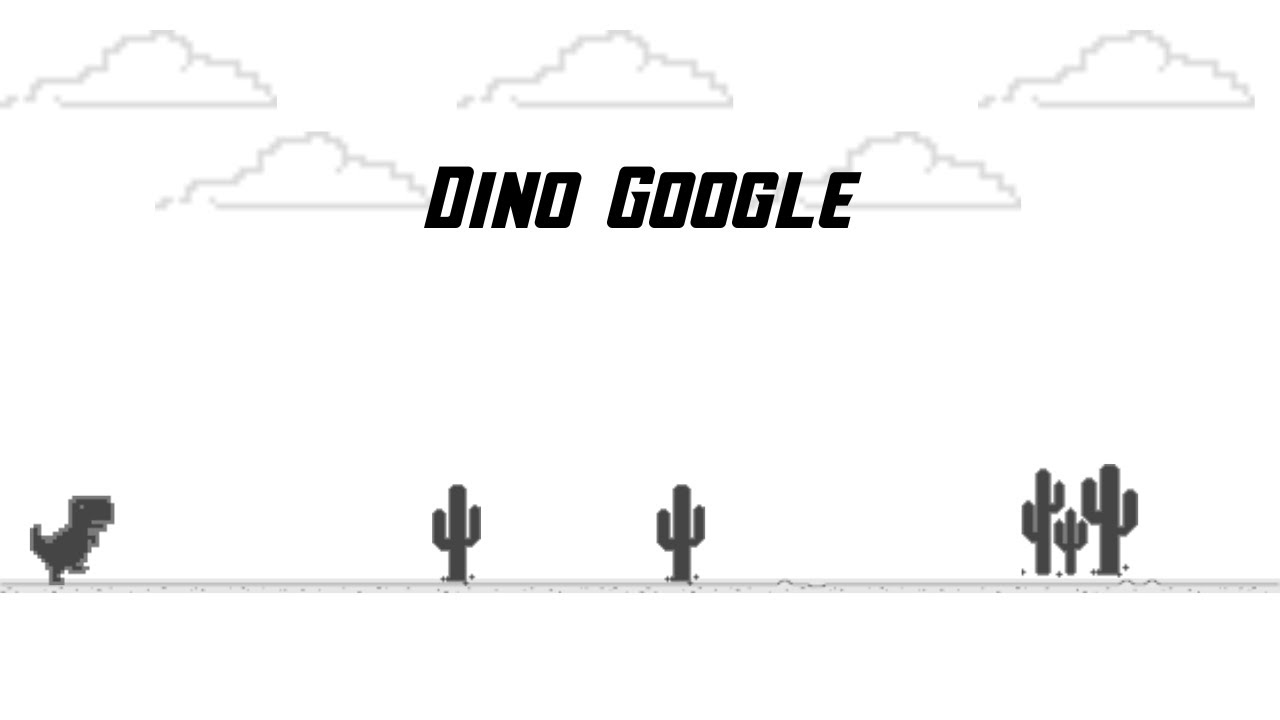Tutorial How To Play Dino Google (made by build box) - YouTube