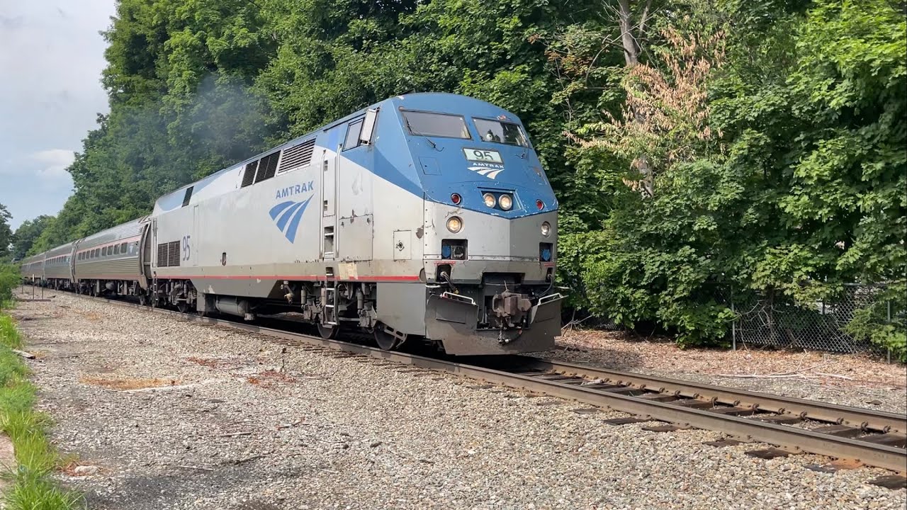07/16/22 Railfanning A Few Amtrak Downeaster Trains - YouTube