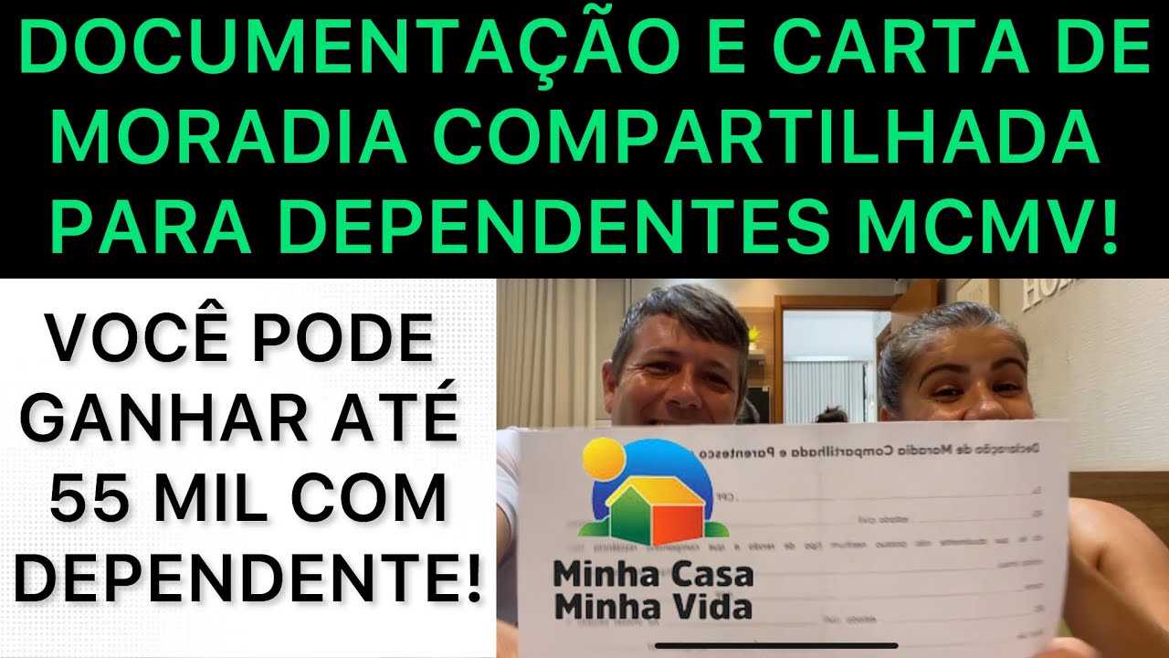 DOCUMENTAÇÃO PARA INCLUIR DEPENDENTE NO MCMV - Minha casa minha vida ...