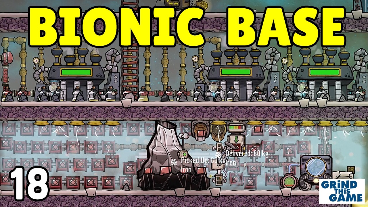 Iron Volcano Tamer #18 - Bionic Booster Pack DLC - Oxygen Not Included - YouTube