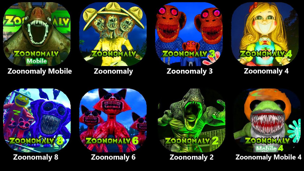 Zoonomaly Mobile,Zoonomaly Official GamePlay - Zoonomaly 2 to 8 Fanmade ...