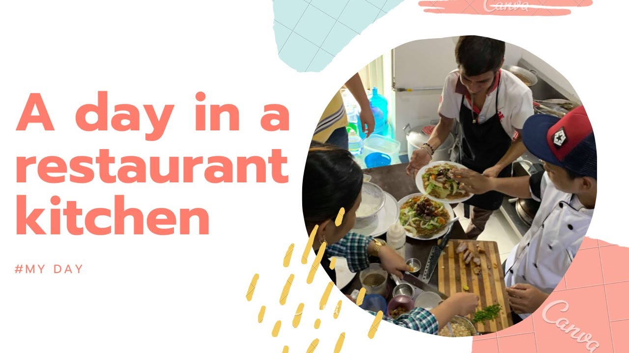 a day in a restaurant kitchen/ #MYDAY/ want to be a chef - YouTube