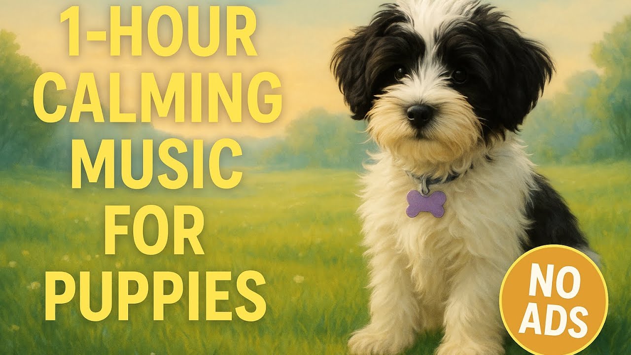 1-Hour Puppy Bedtime Music – Great for Crate Training - YouTube