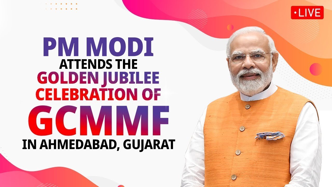 The Golden Jubilee Celebration of GCMMF in Ahmedabad, in the presence ...