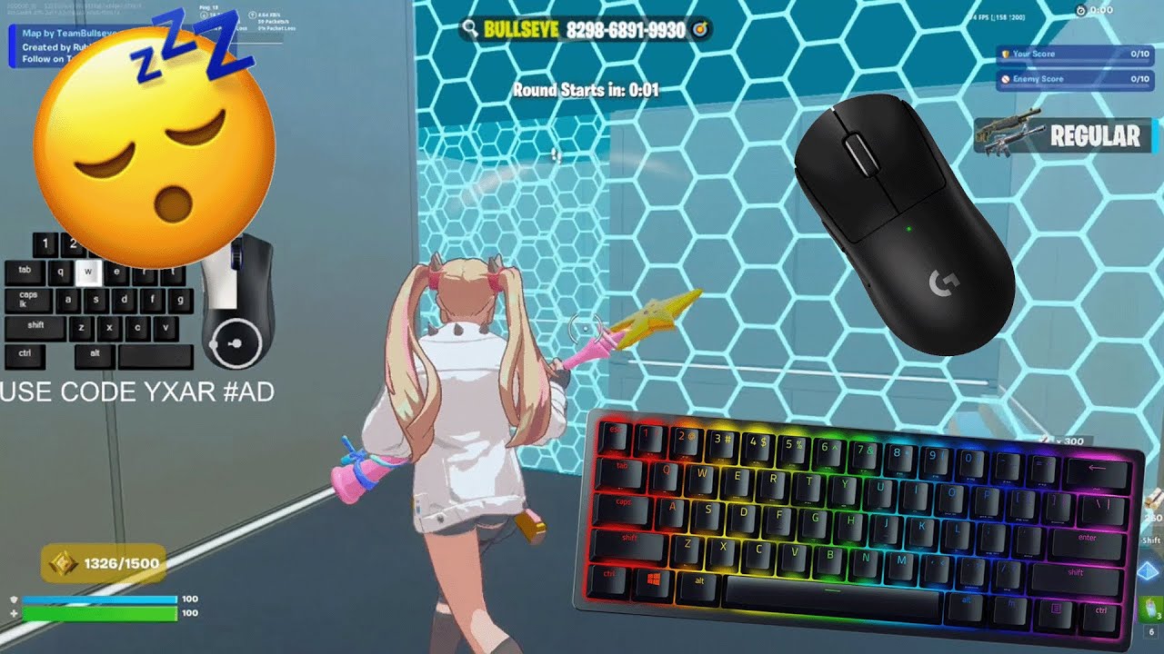 Razer Huntsman Mini Asmr 😻 1v1 Piece Control 😻 (Satisfying kbm sounds ...