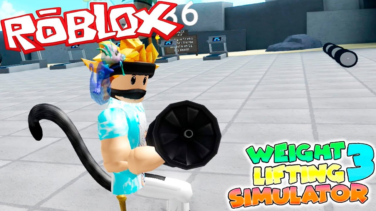 ME PONGO MUSCULOSO | WEIGHT LIFTING SIMULATOR 3 | ROBLOX - YouTube
