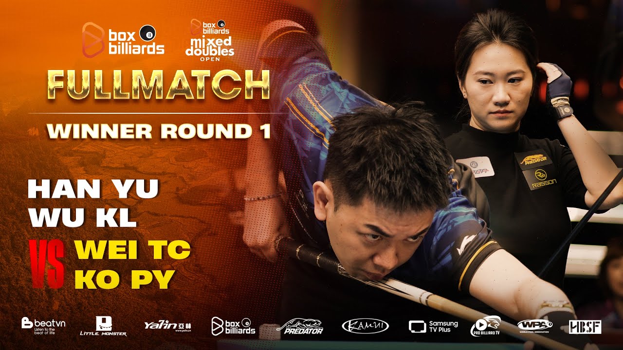 Kun Lin Wu/Han Yu vs Ko Pin Yi/Wei Tzu Chien | 2025 BOX BILLIARDS MIXED ...