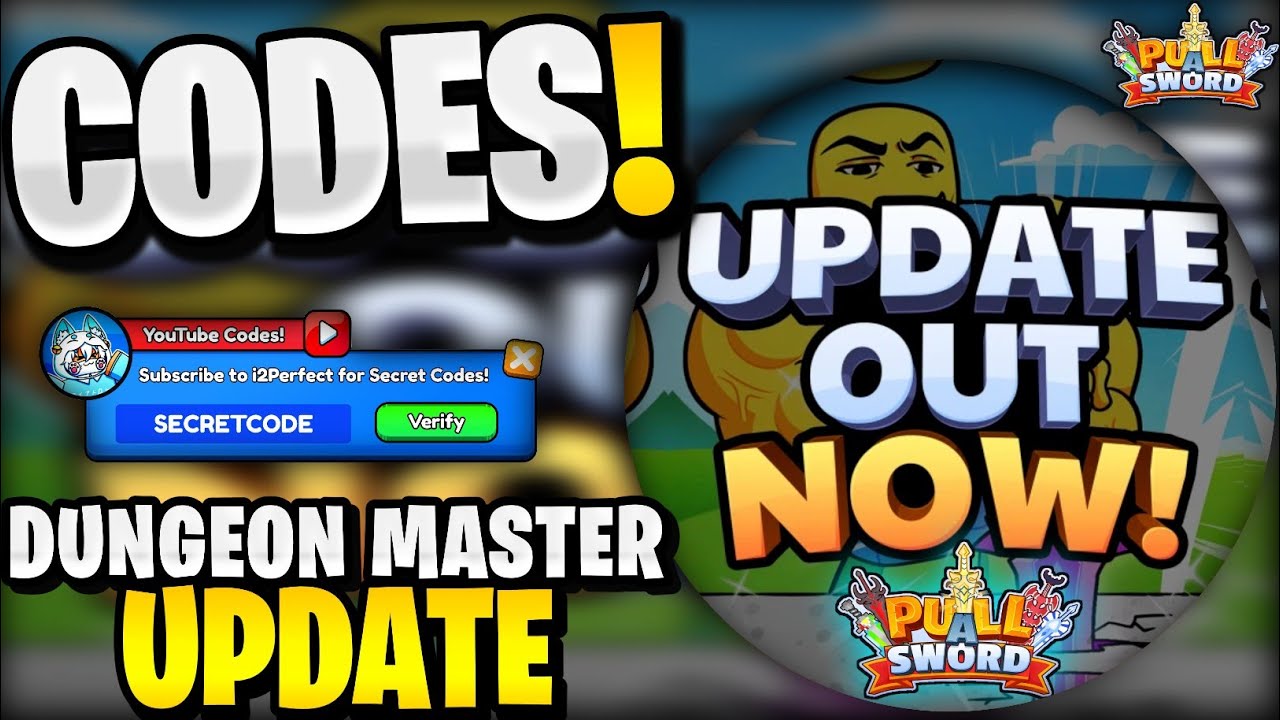 🤯*NEW* All Working DUNGEON MASTER UPDATE CODES FOR PULL A SWORD! ROBLOX ...