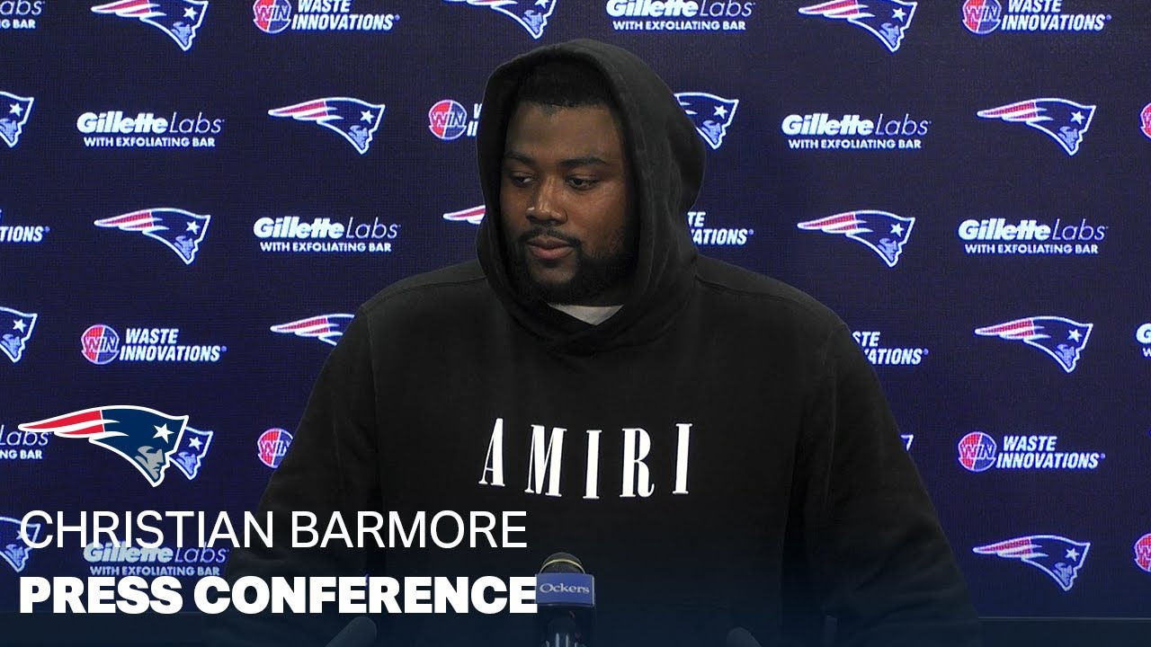 Christian Barmore: “Keep getting better.” | Patriots Press Conference ...