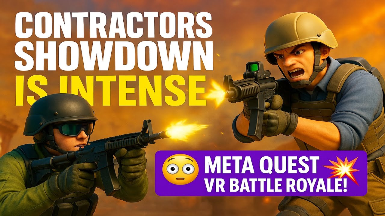 CONTRACTORS SHOWDOWN IS INTENSE 😳💥 | Meta Quest 3 VR Battle Royale ...