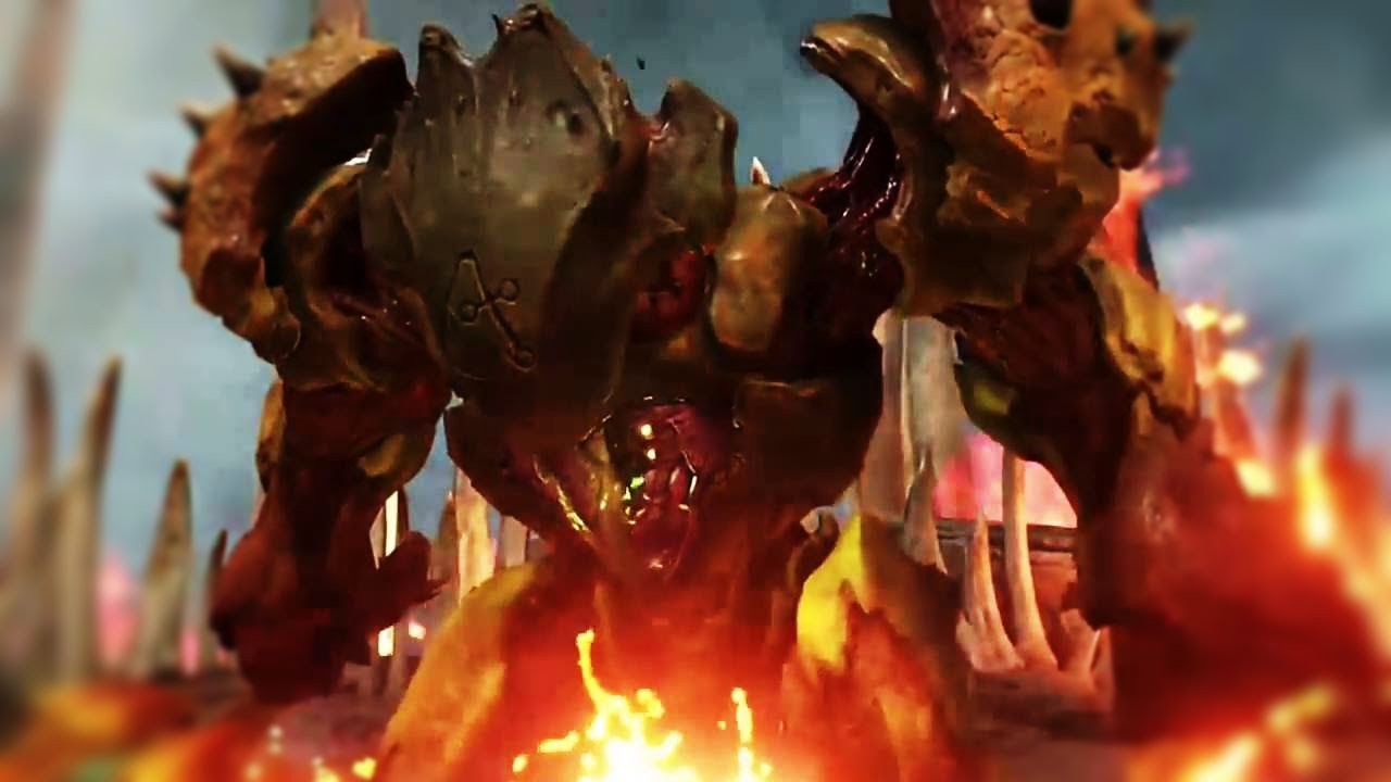 CHILLING WITH THE HELL GUARDS (Doom Let's Play Series Part 18 on Xbox ...