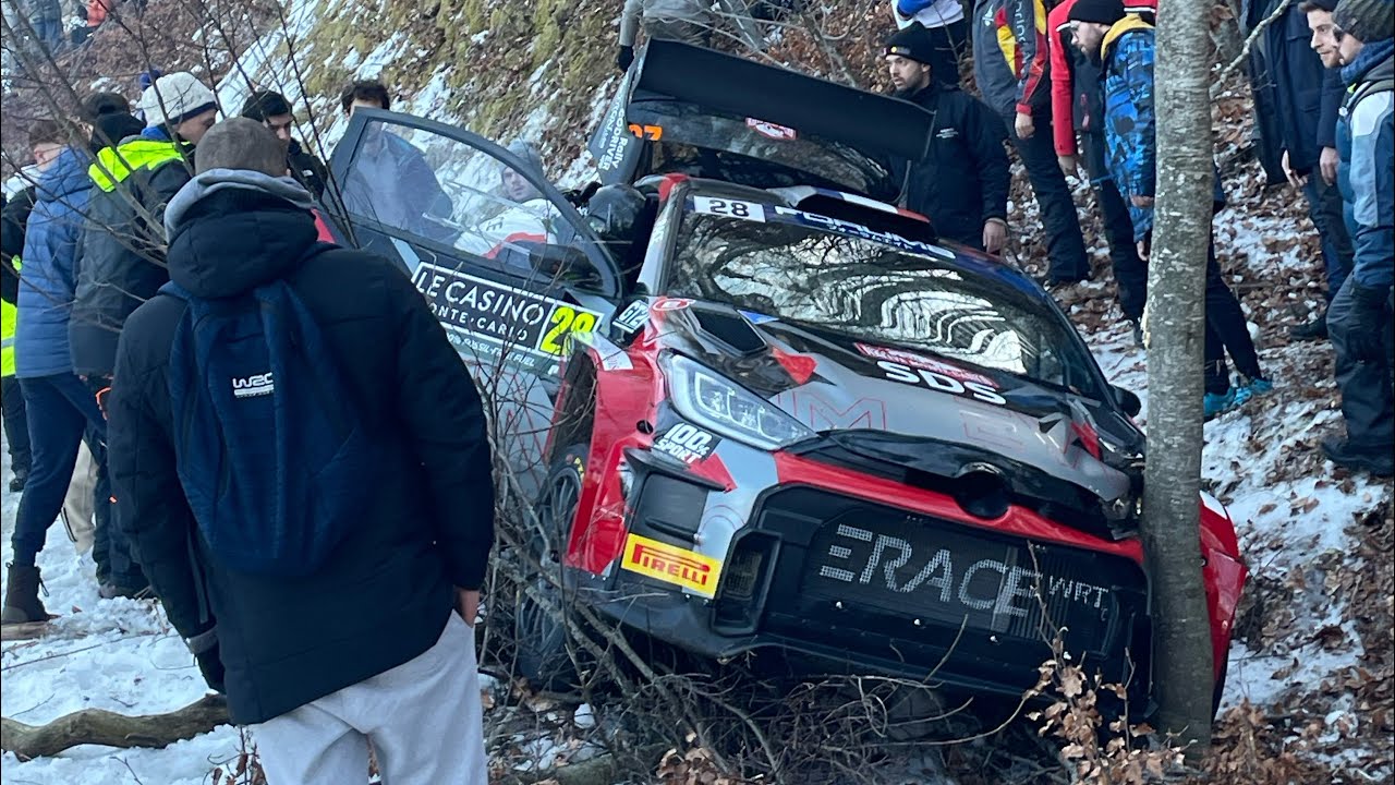 🇮🇩 Rallye Monte Carlo CRASH 2024 #Hyundai I20 Bouffier 🇫🇷 - YouTube