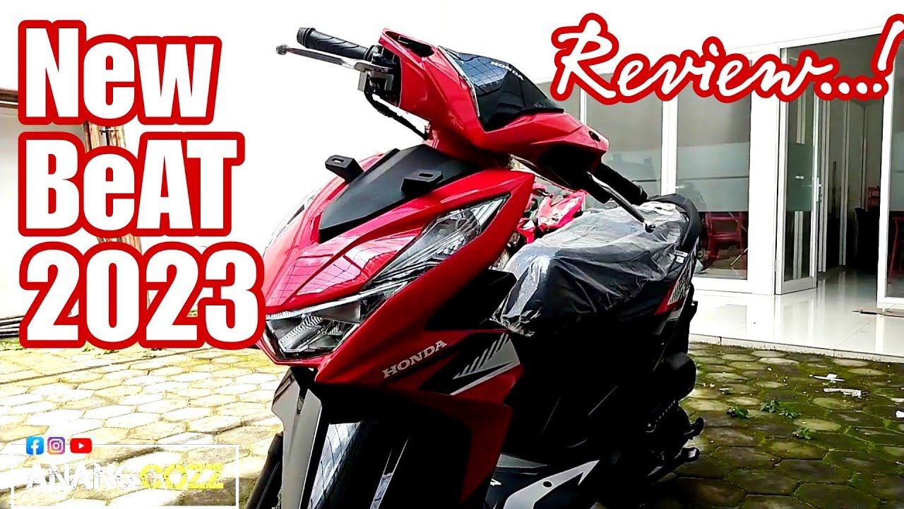 Honda Beat Warna Terbaru 2023, Funk Red Black! - YouTube