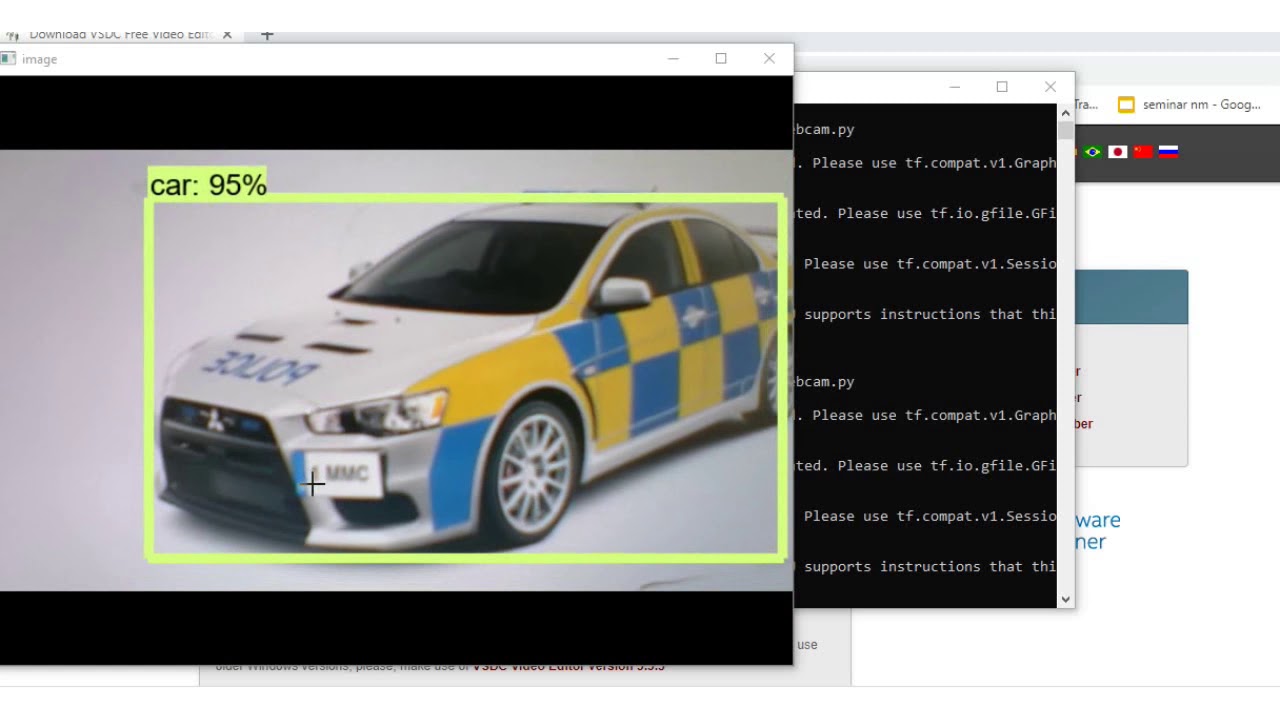 Final Year project Multiple object detection with web cam - YouTube