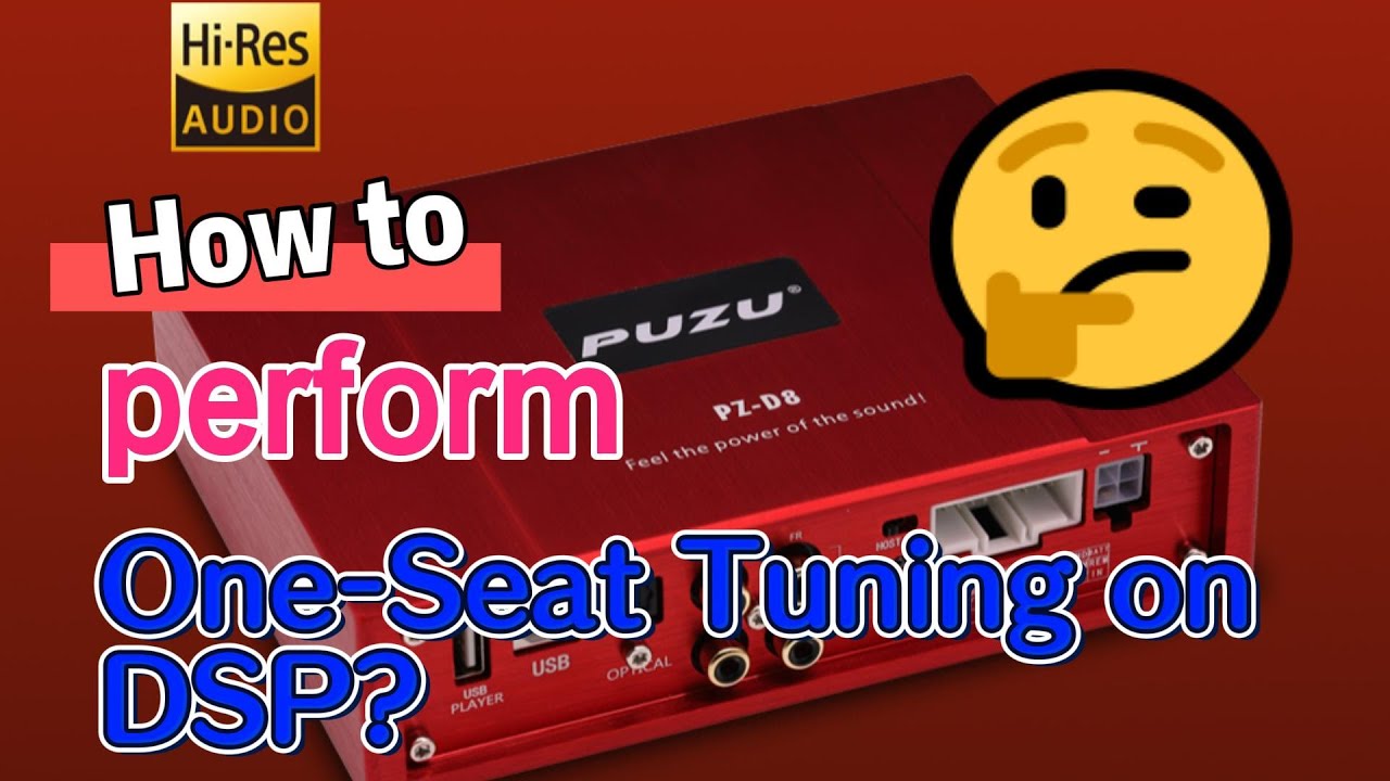 Car DSP One-Seat Tuning (DSP Tuning Series - Episode 1) - YouTube