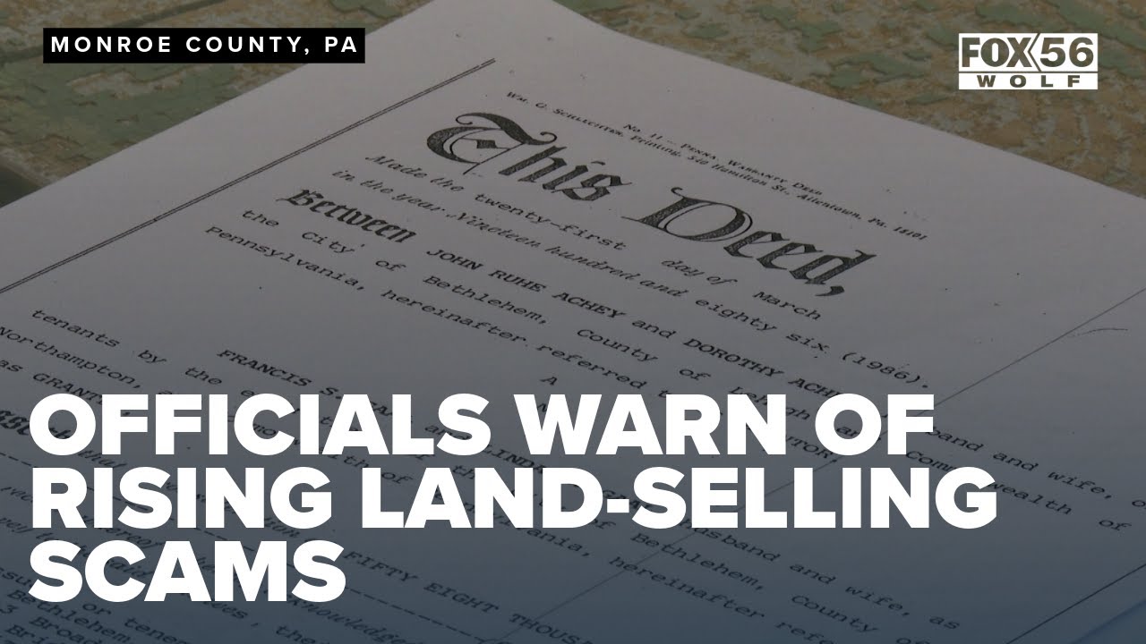 Officials warn of rising land-selling scams - YouTube