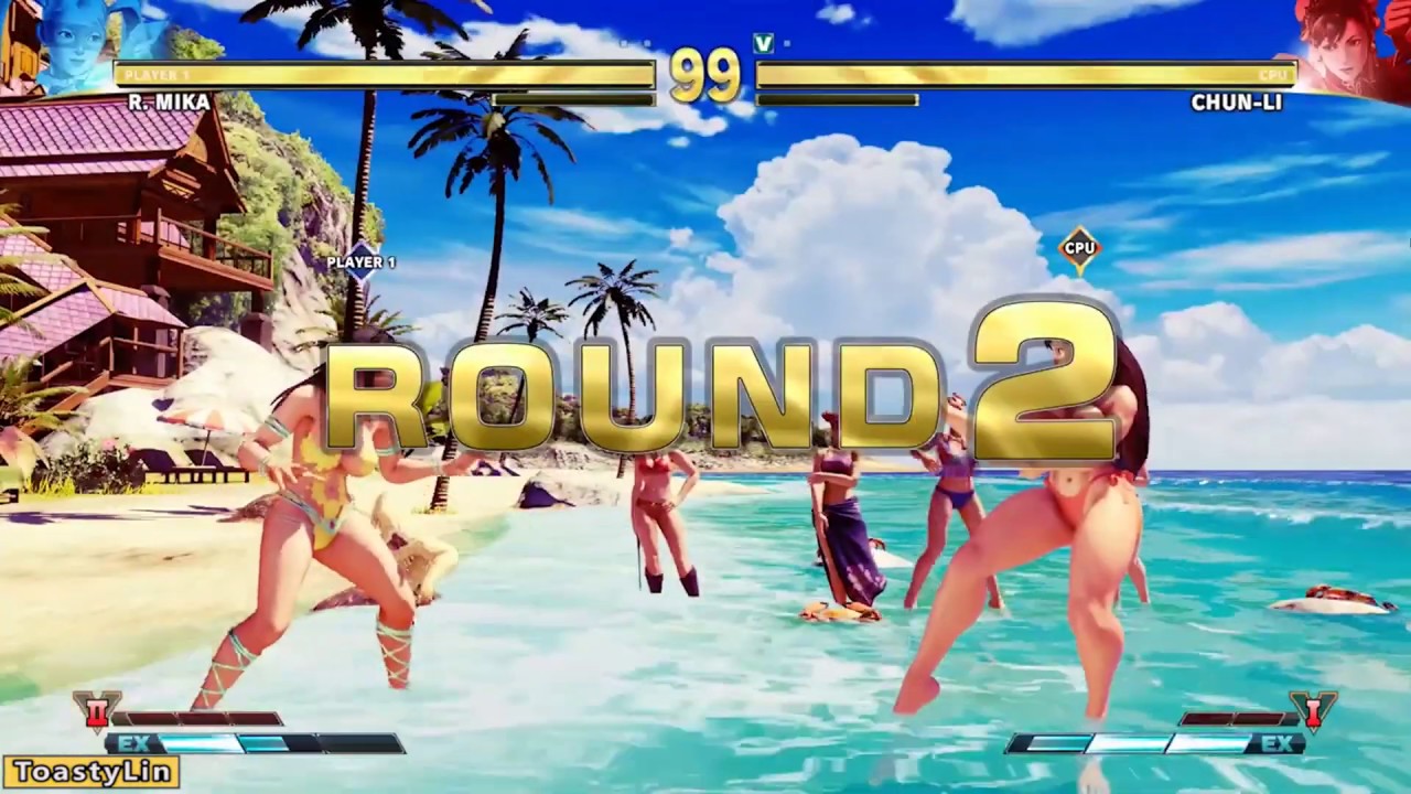 👙bikini Mod🔥 Street Fighter V💖 Honoka Vs Chun Li 🔥🔥 Youtube