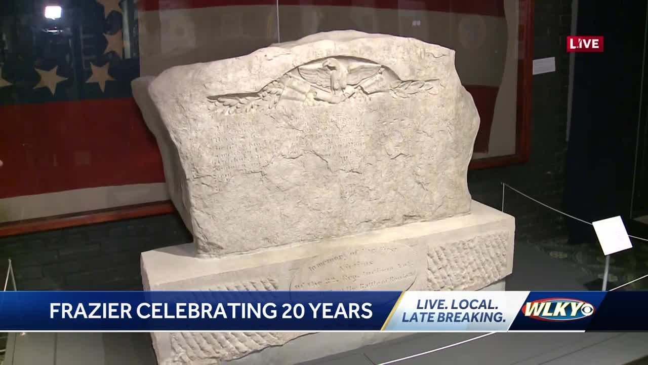Frazier Museum's Civil War monument - YouTube
