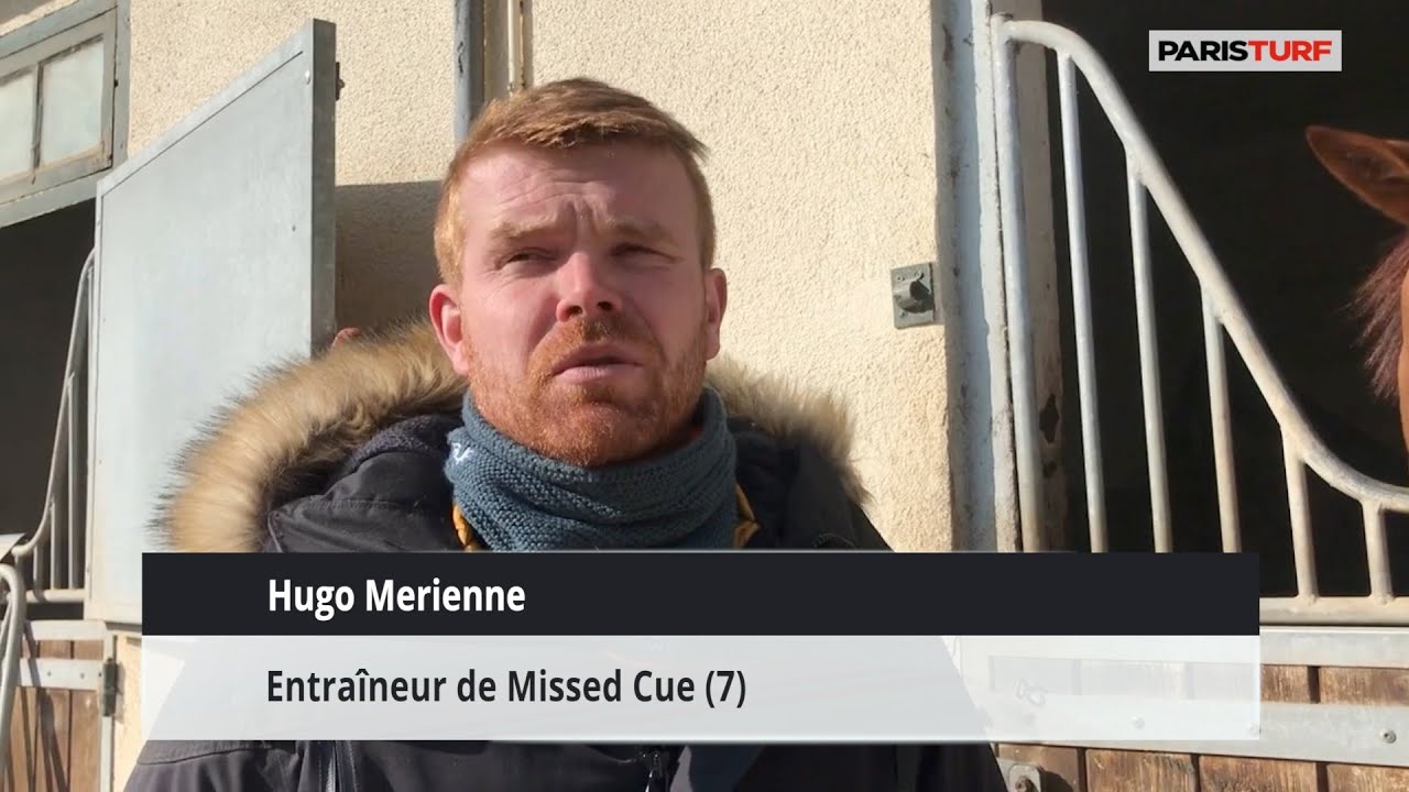 Hugo Merienne, entraîneur de Missed Cue (05/03 à Auteuil) - YouTube