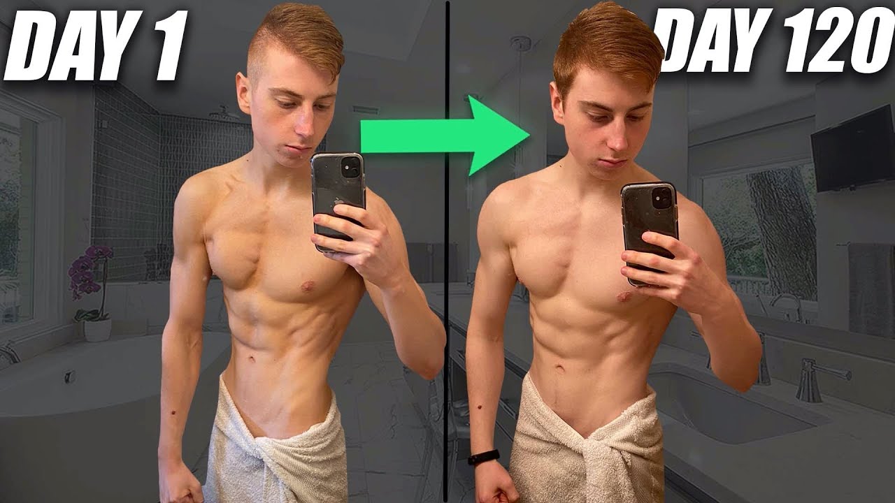 120 DAY REALISTIC LEAN BULKING TRANSFORMATION - YouTube