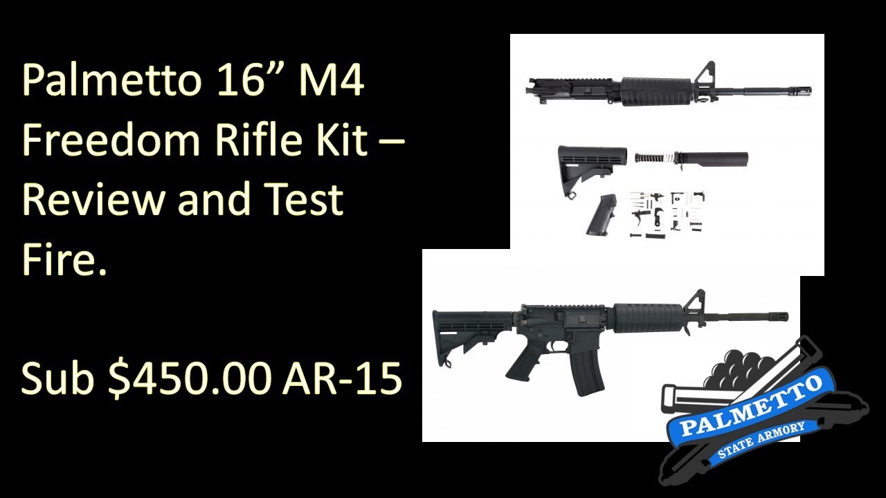 Palmetto State Armory AR15 Freedom Rifle [Review and Test Fire] - YouTube