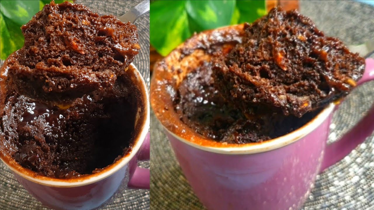 2 Min Eggless Mug Cake Recipe ️ | Super Soft And Rice Mug Cake | Eggless Chocolate Mug Cake ️ ...