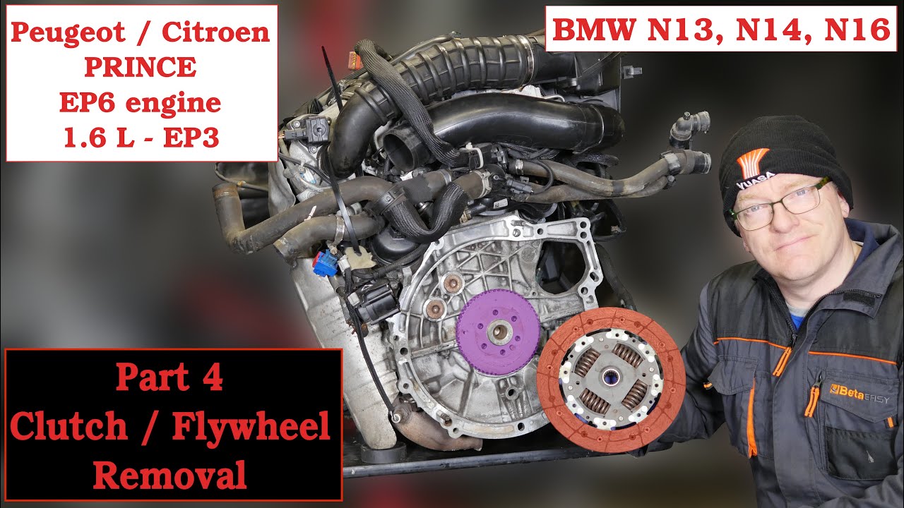 Part 4 - Clutch & Flywheel removal and Refitting on a Peugeot EP6 THP ...