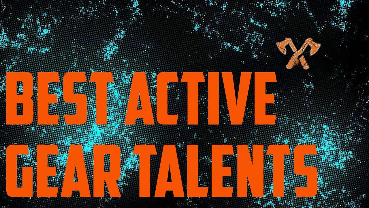 Best Gear Talents | Division 2 - YouTube