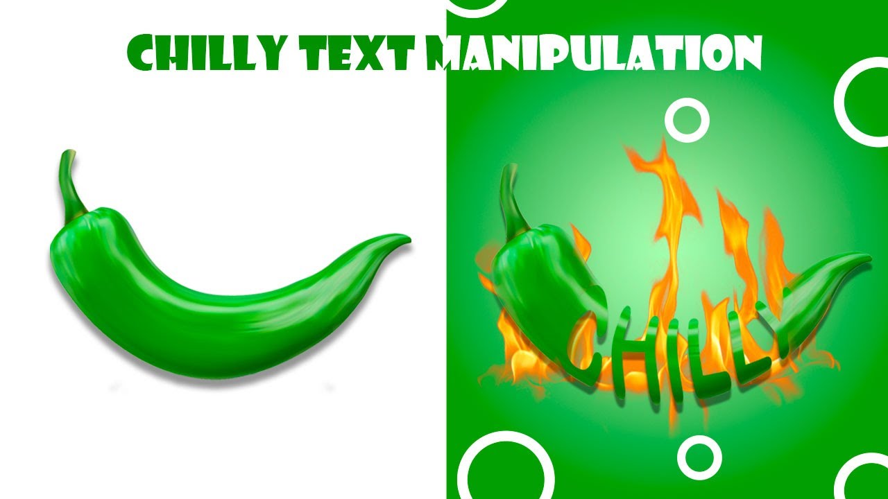 text effect photoshop | chilly text manipulation | typography | Part ...