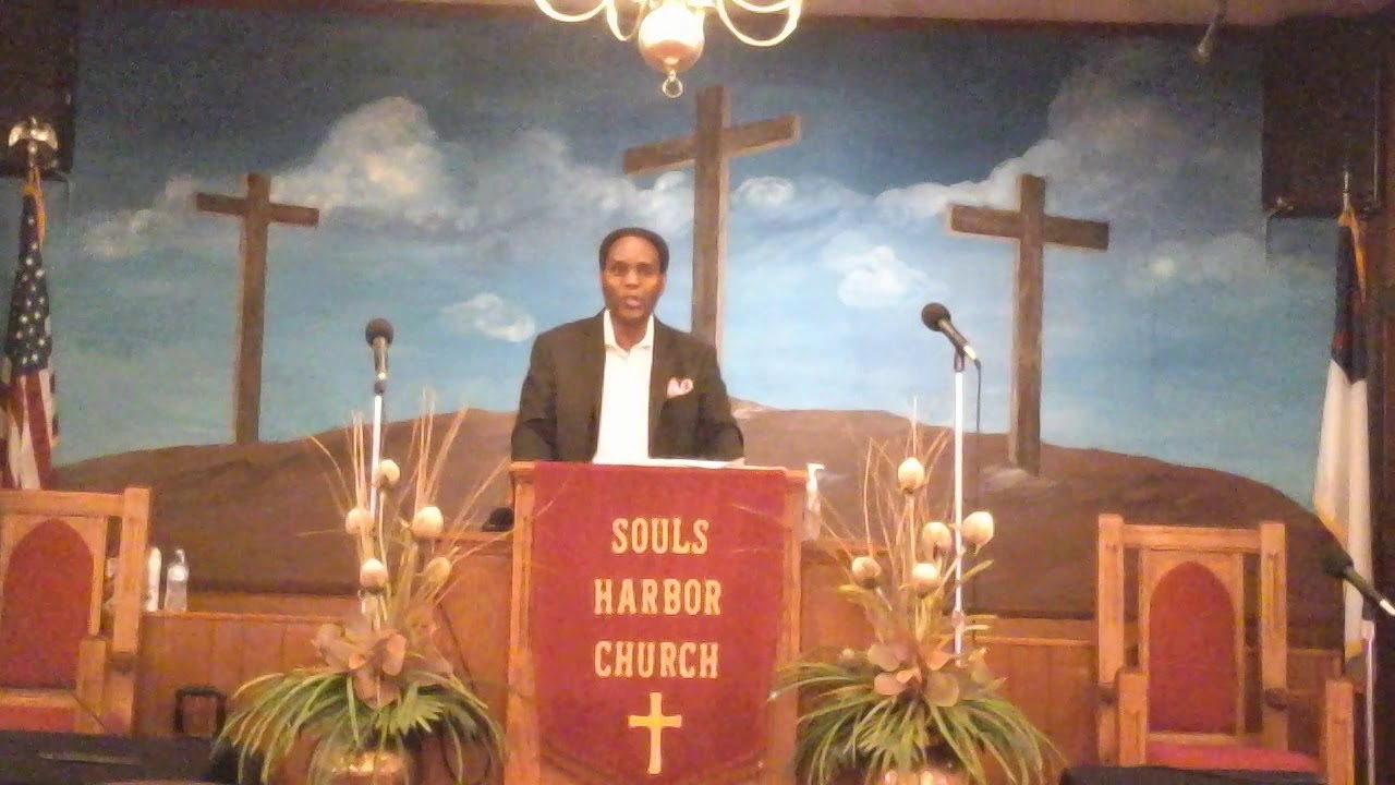 Rev. Dr. Kevin McClendon preaching at Souls Harbor Church 926 Williams ...