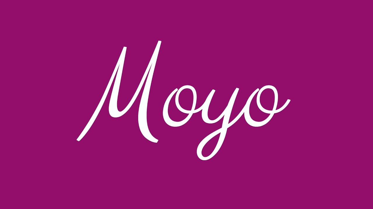 Moyo English Cursive Handwriting Tutorial - YouTube