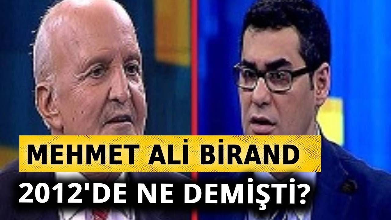 Mehmet Ali Birand'ın 11 yıl önce bana dedikleri çıktı izleyelim - YouTube