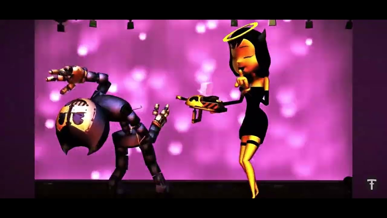 Makeshift creations robot bendy dancing (read the description) - YouTube