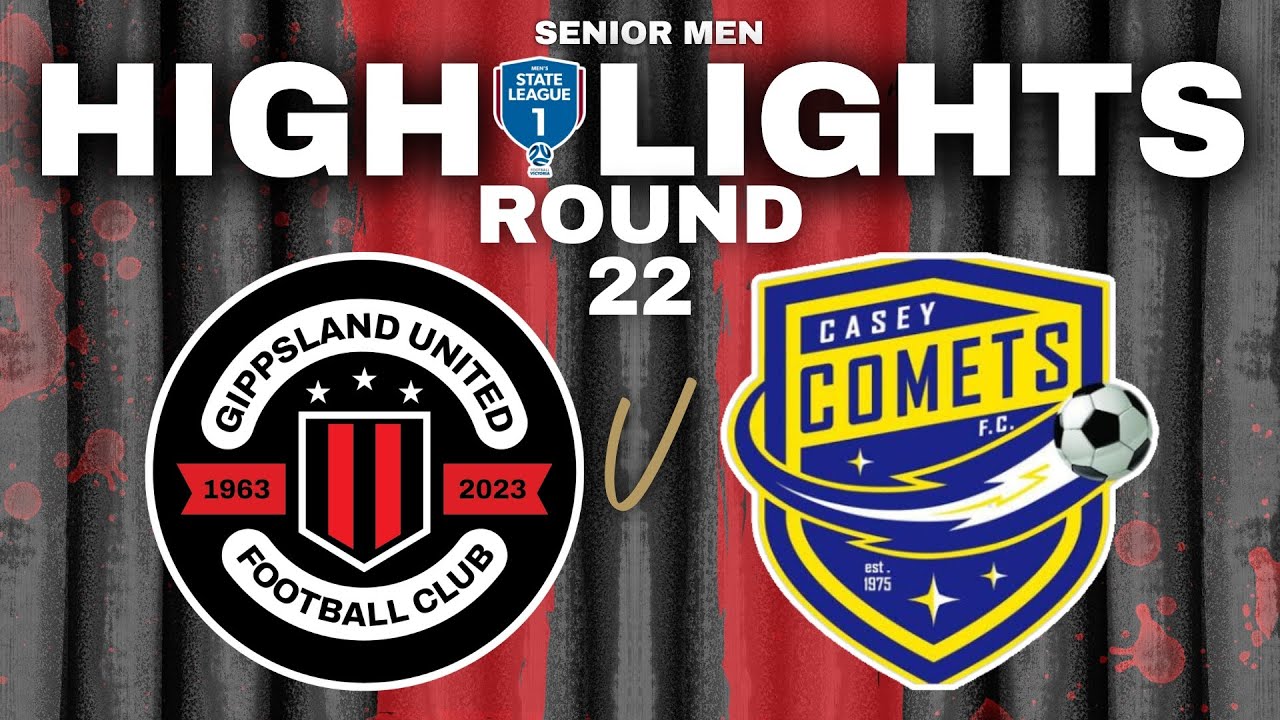 2024 State League 1 - Rd 22) Gippsland United 5-0 Casey Comets - YouTube