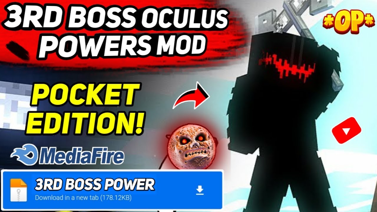@ProBoiz95 3rd Boss Power Mod For Mcpe | 3rd Boss Oculus Magical Powers ...