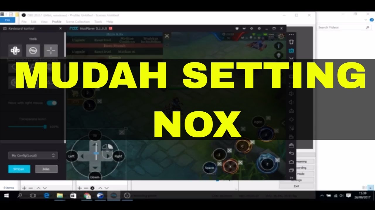 Setting ControL NOX Main AOV dan Mobile Legends - YouTube