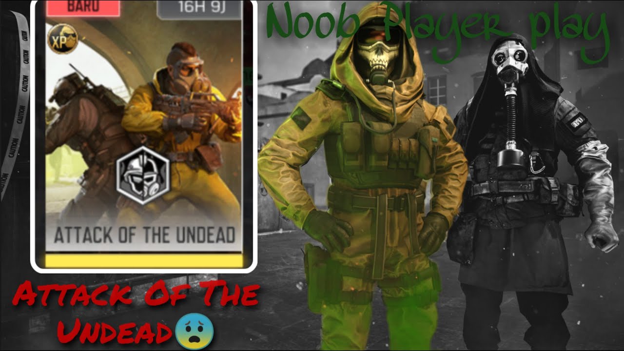 When a Noob Player play Attack Of The Undead!😂 |Call Of Duty Mobile ...