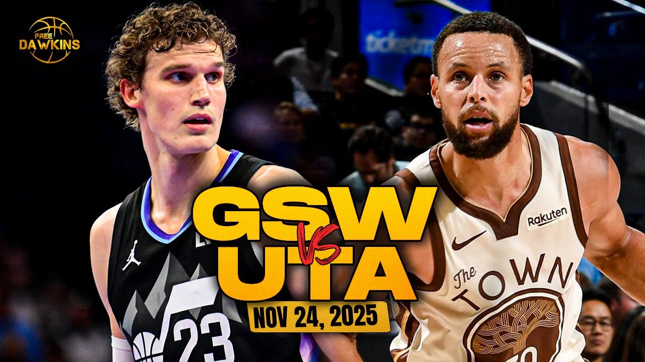 Golden State Warriors vs Utah Jazz Full Game Highlights | Nov 24, 2025 ...