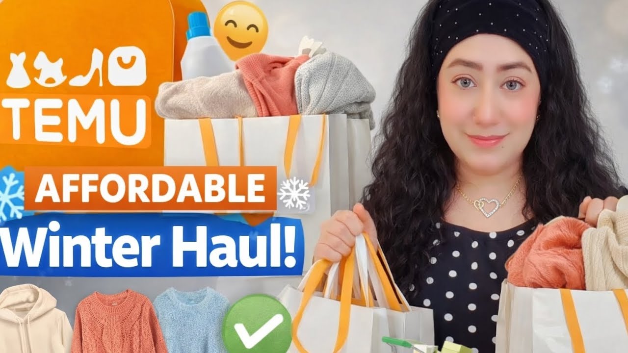 TEMU Winter Haul ️ | Cozy Sweaters, Hoodies & Honest Review + Easy ...
