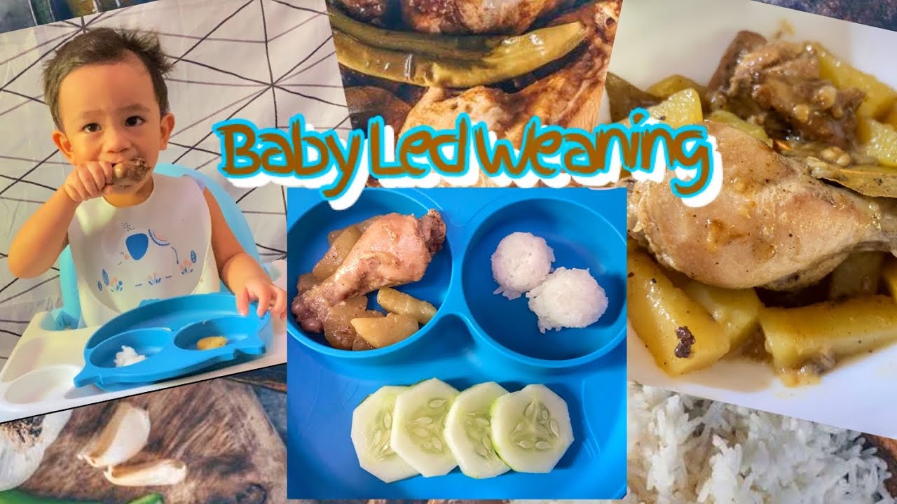 Baby Led Weaning recipes | 2 years old | adobong manok | baby version | chicken recipe #blw ...