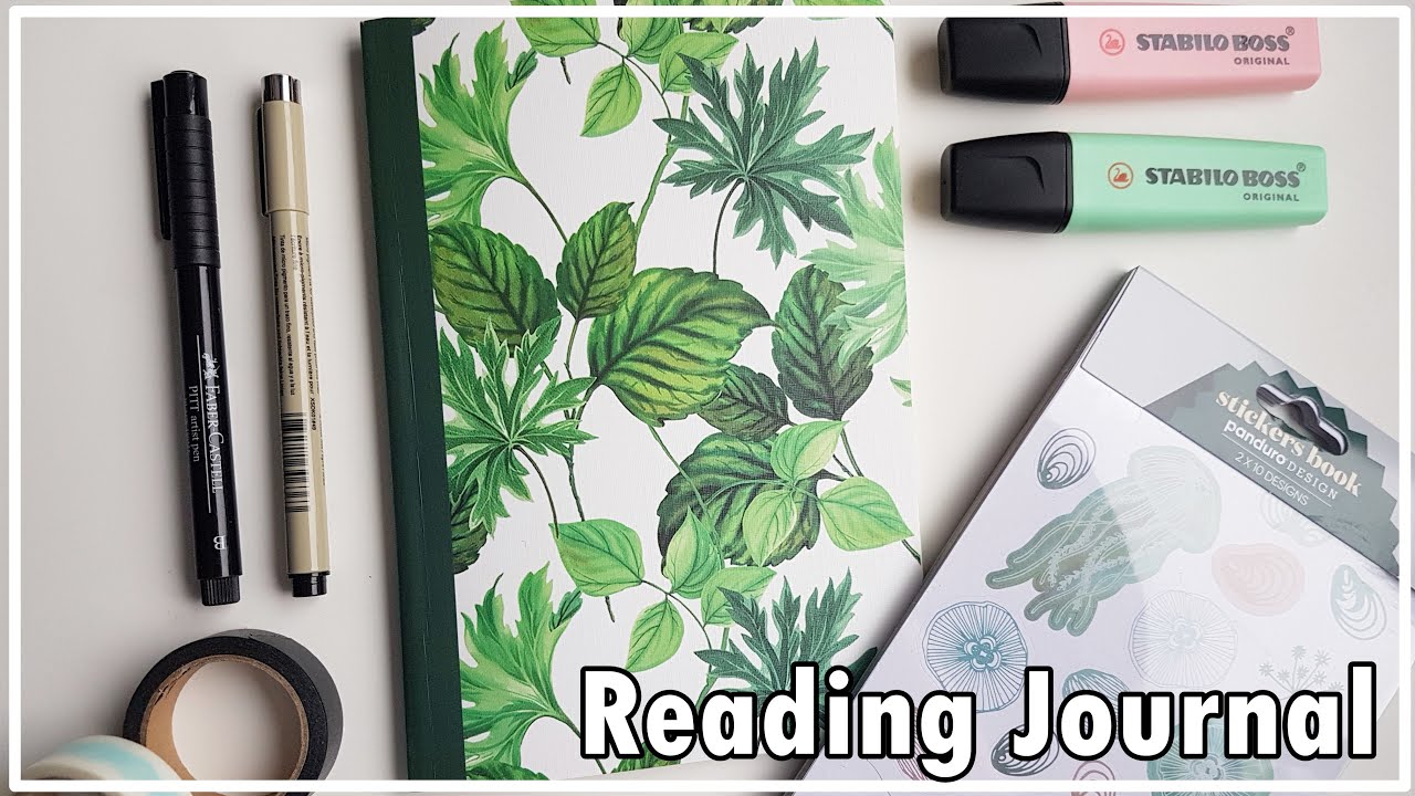 Reading Journal Set up - Book Planner - YouTube
