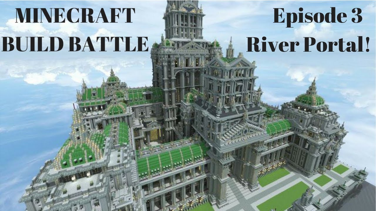 Minecrtaft Build Battle|#3|RIVER PORTAL! - YouTube