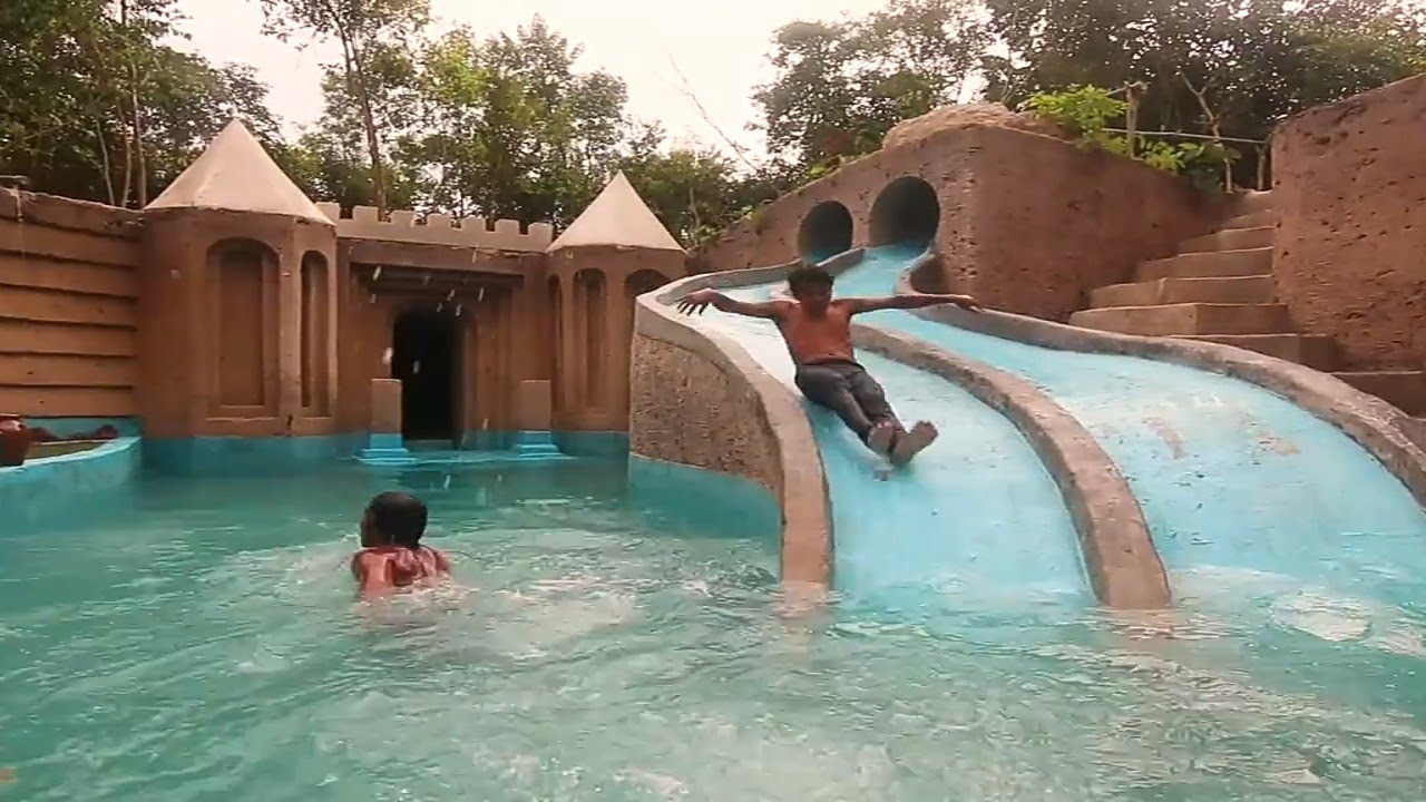 summer holiday 155 days building 1M dollers water slide park into ...
