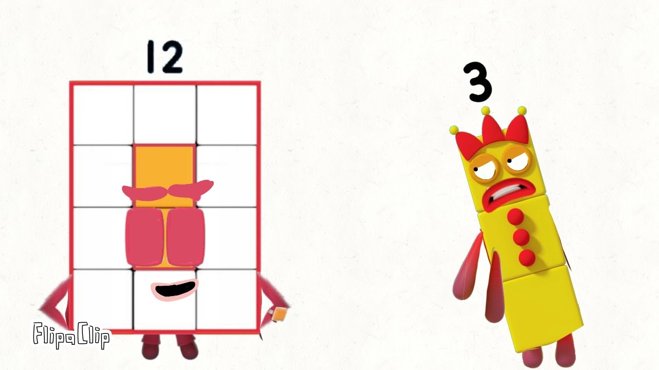 Numberblocks THREE BY FOUR! (Remake) - YouTube